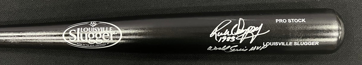 Rick Dempsey Autographed Louisville Slugger Bat with 1983 World Series ...